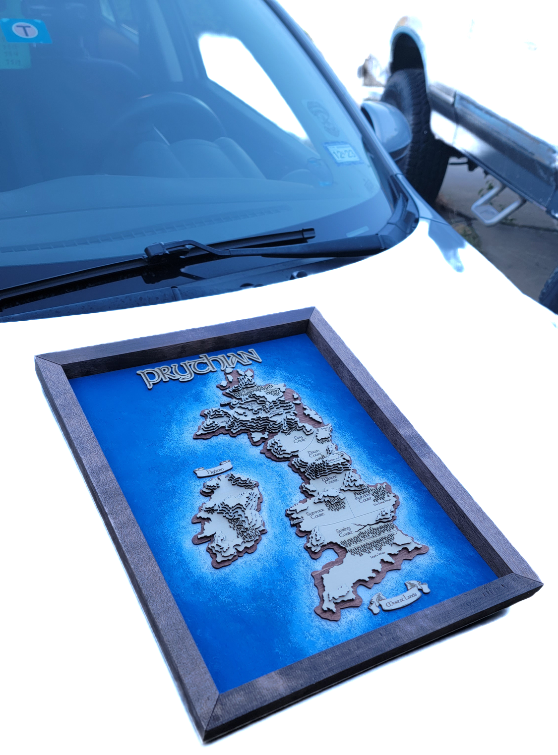 Officially Licensed Topographic map of Prythian - A Court of Thorns and ...